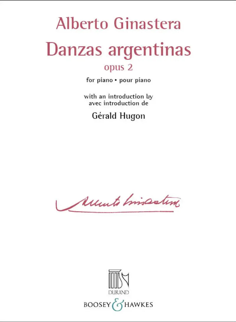 GINASTERA - Danzas Argentinas Opus 2 – CECCHERINIMUSIC
