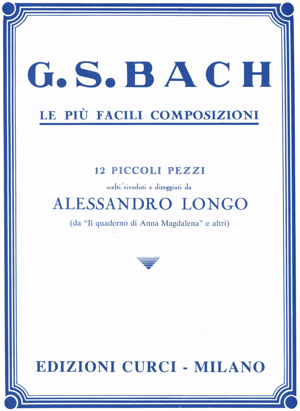 BACH - Le Più Facili Composizioni – CECCHERINIMUSIC