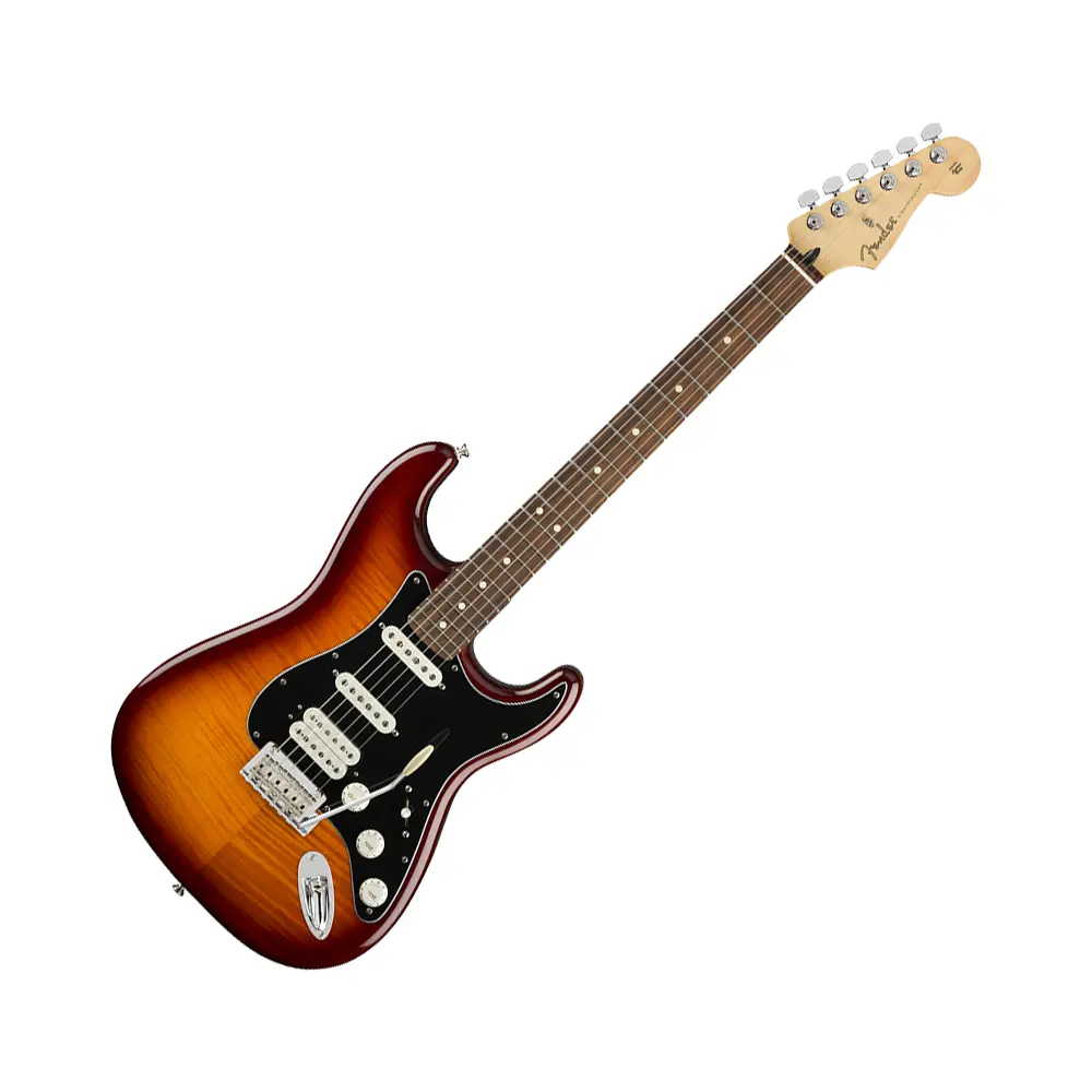 FENDER Player Stratocaster Plus Top HSS PF Tobacco Burst – CECCHERINIMUSIC