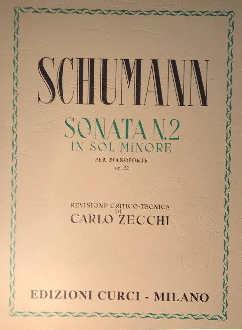 SCHUMANN - Sonata N.2 Op.22 – CECCHERINIMUSIC