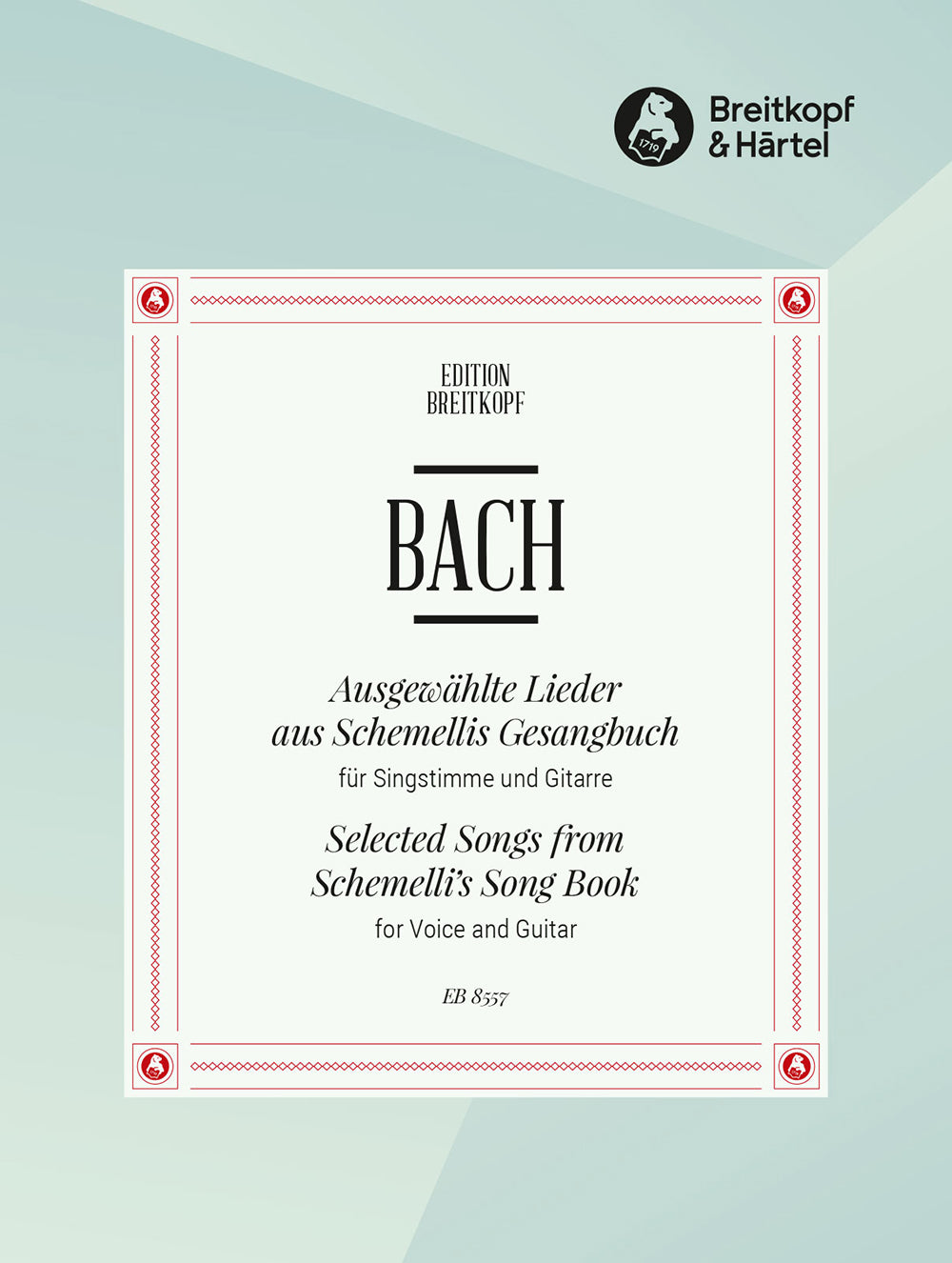 BACH - Selected Songs from Schemelli's Song Book – CECCHERINIMUSIC
