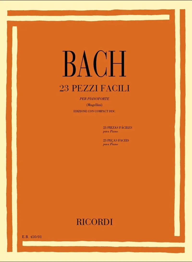 BACH - 23 Pezzi Facili – CECCHERINIMUSIC