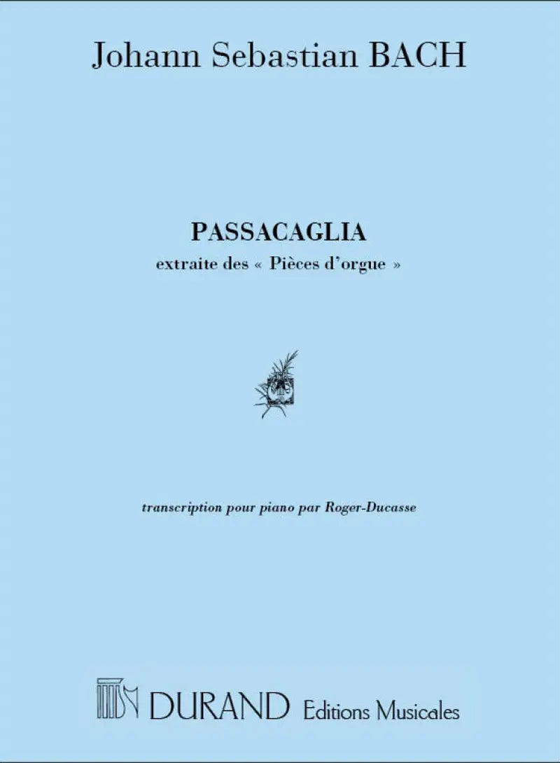 BACH - Passacaglia - extraite des "Pièces d'orgue" – CECCHERINIMUSIC
