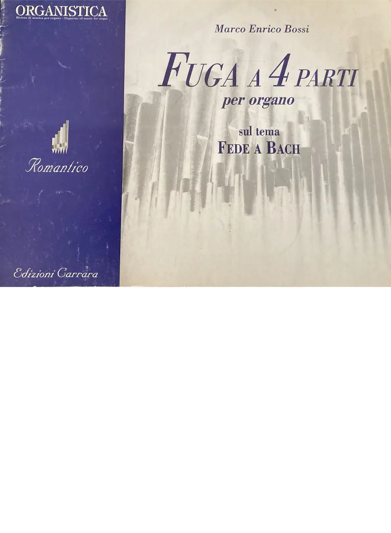 BOSSI - Fuga a 4 parti su Fede a BACH – CECCHERINIMUSIC