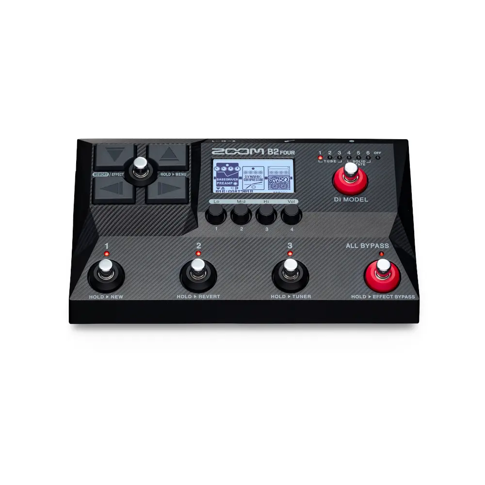 ZOOM B2 Four Multieffetto per Basso – CECCHERINIMUSIC
