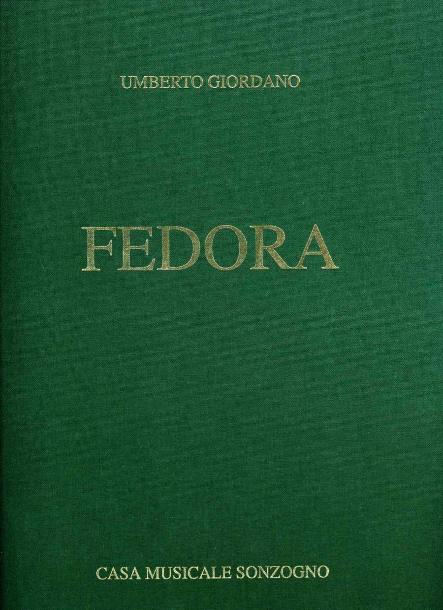 UMBERTO GIORDANO - Fedora - Vocal score – CECCHERINIMUSIC