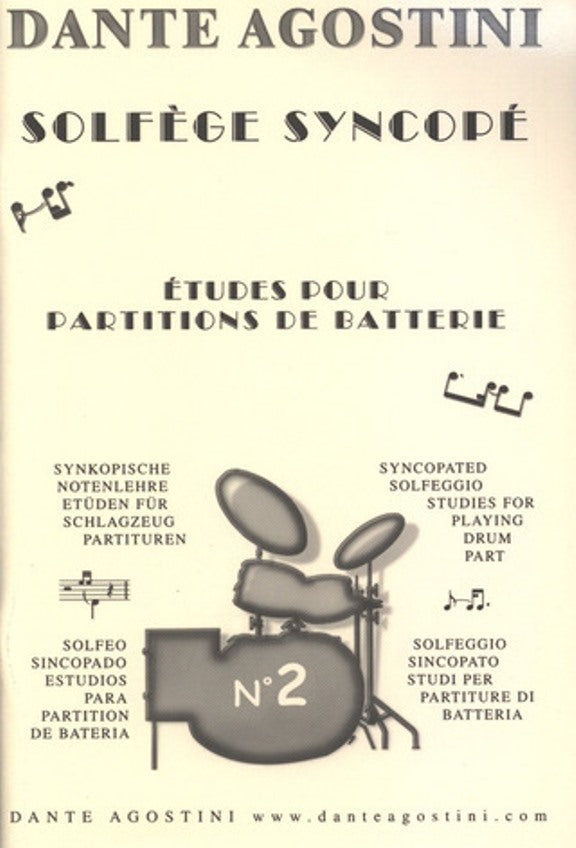 DANTE AGOSTINI - Solfège Syncopé - Volume 2 – CECCHERINIMUSIC