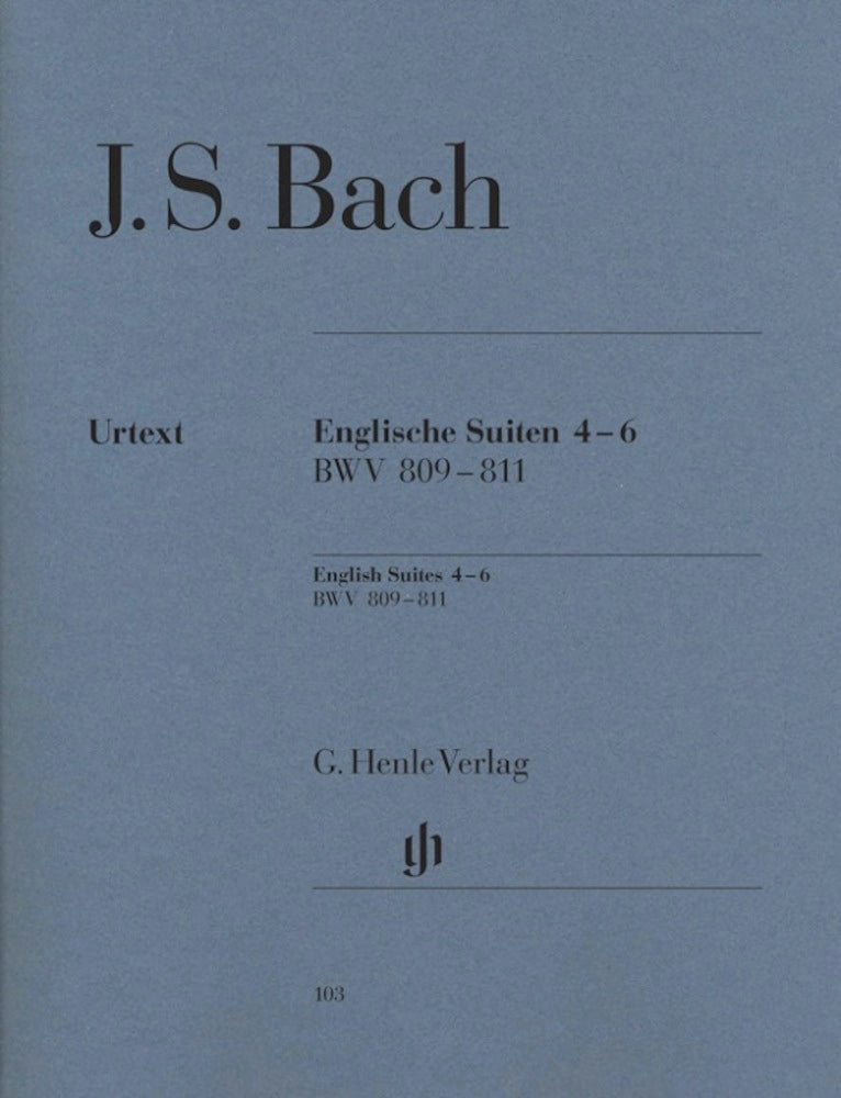 BACH - SUITES INGLESI 4-6 - HENLE – CECCHERINIMUSIC