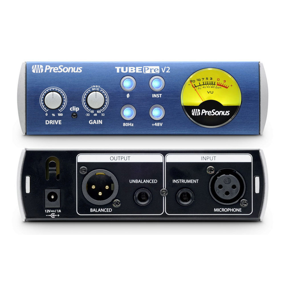 PRESONUS TUBE PRE V2 PREAMP VALVOLARE – CECCHERINIMUSIC