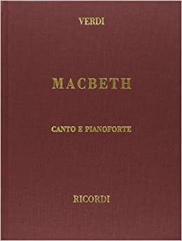 VERDI - MACBETH (Copertina Rigida) - RICORDI – CECCHERINIMUSIC