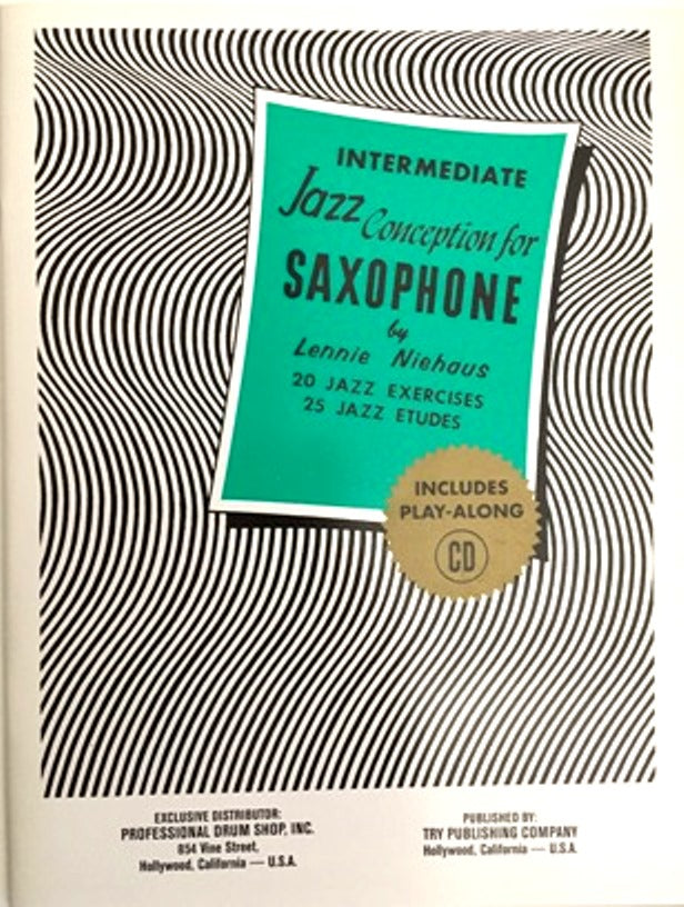 NIEHAUS - Intermediate Jazz Conception For Saxophone – CECCHERINIMUSIC